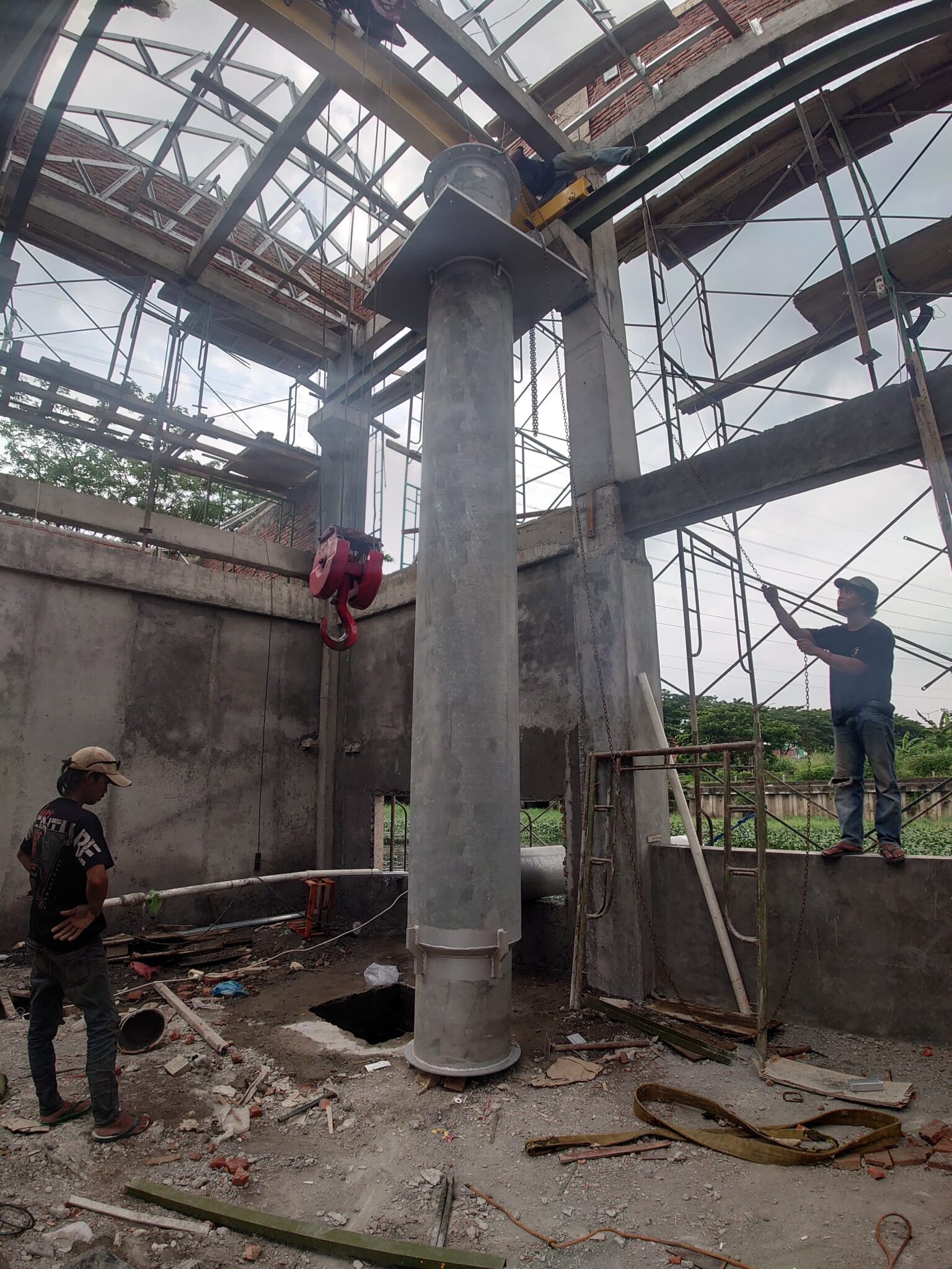 Instalasi Pipa Kolom & Pompa DPU Semarang